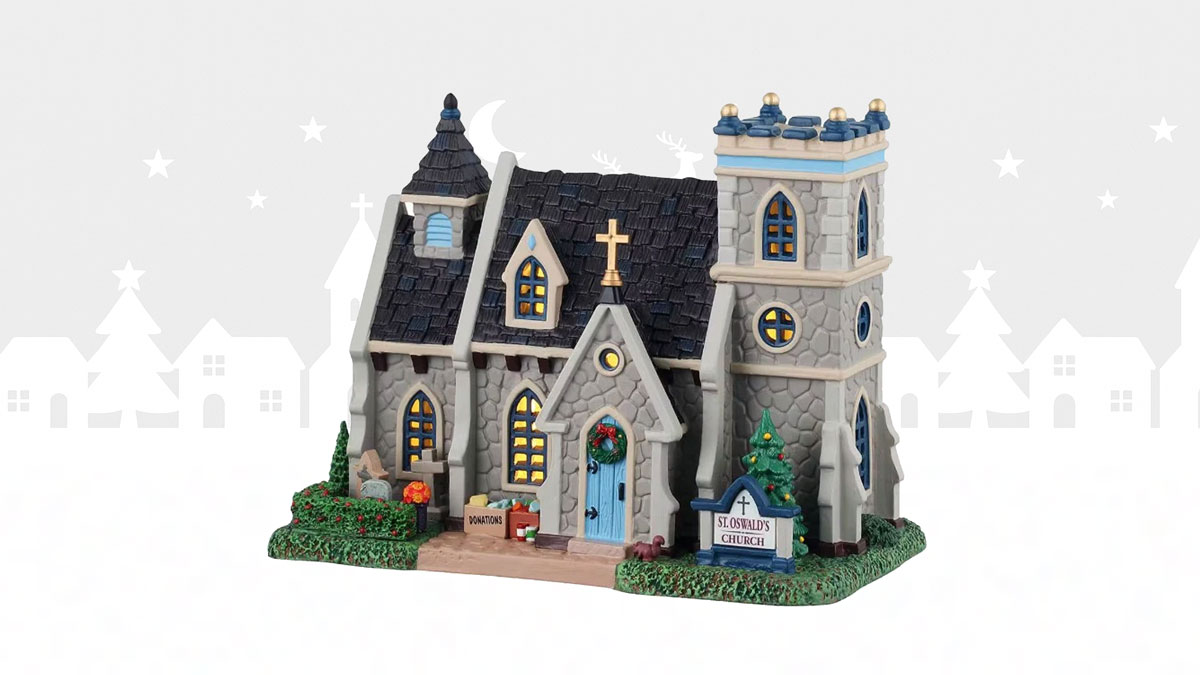 Why St. Oswald’s Church Is a Peaceful Pillar in Lemax’s 2025 Christmas ...